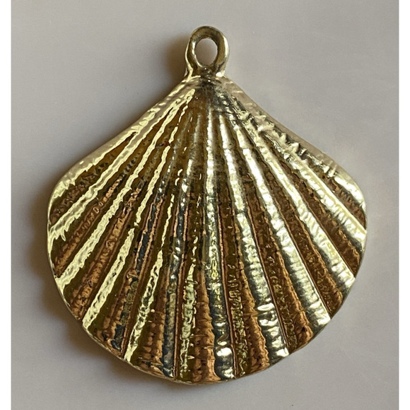 Unbranded | Jewelry | Vintage Cottage Gold Tone Seashell Mermaid Core ...